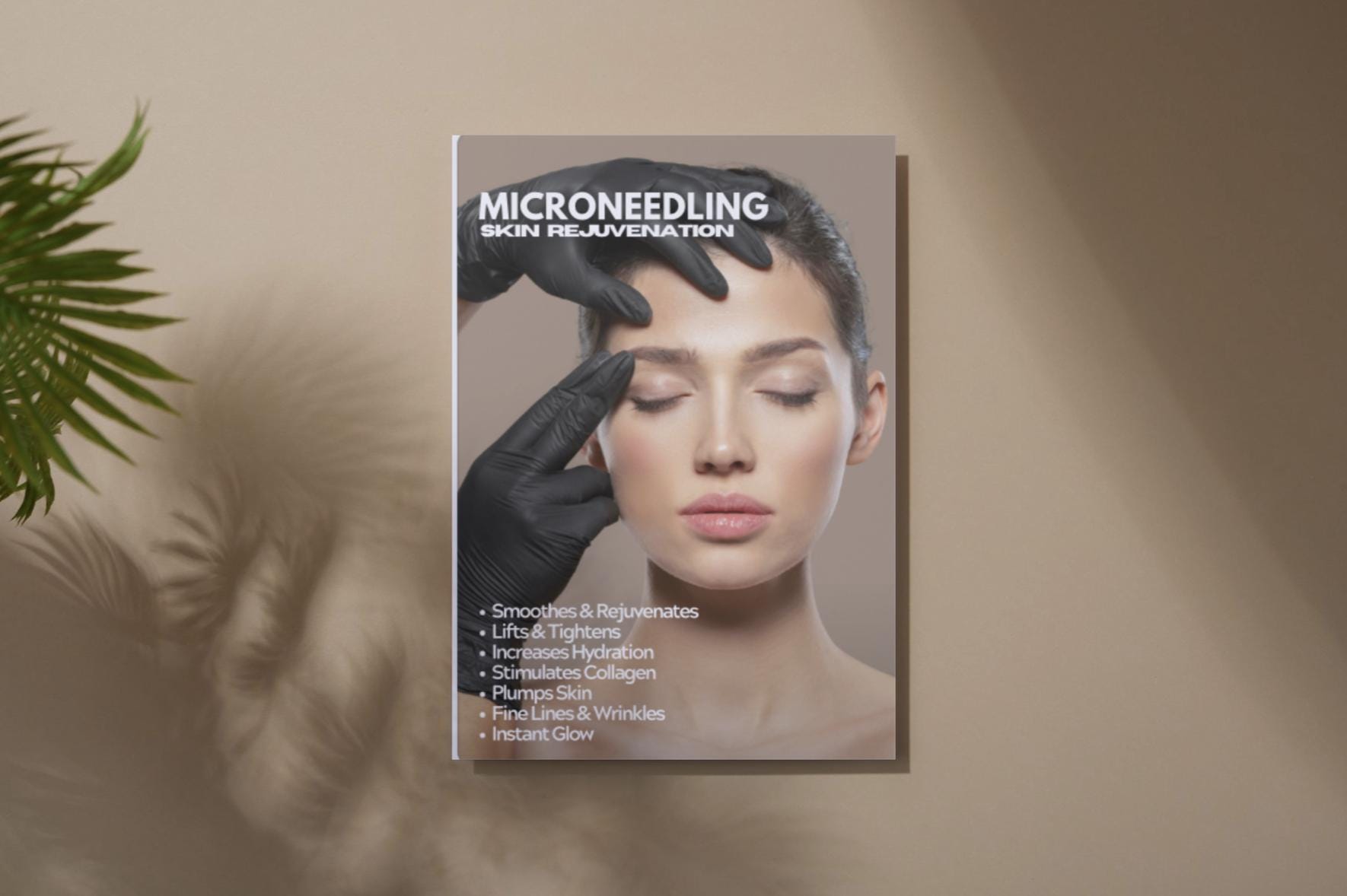 2X Dermapen Microneedling Poster for Skin Clinic Aesthetician, Beauty ...