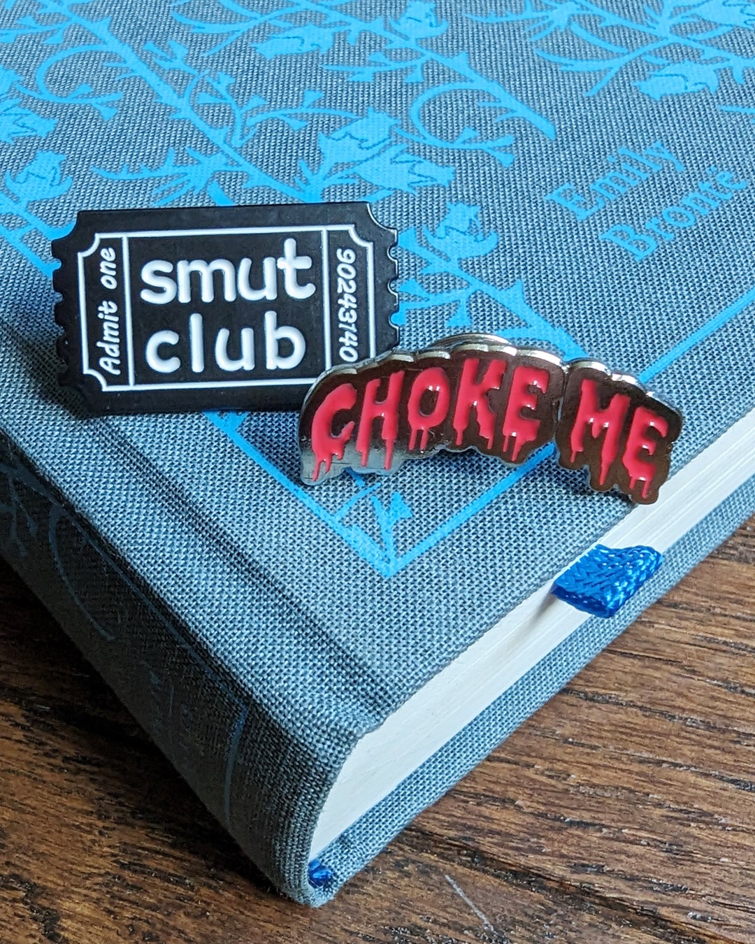 Smut Book Club Pin Duo, Set of 2 Pin Badge, Book Lover Gift Set, Funny ...