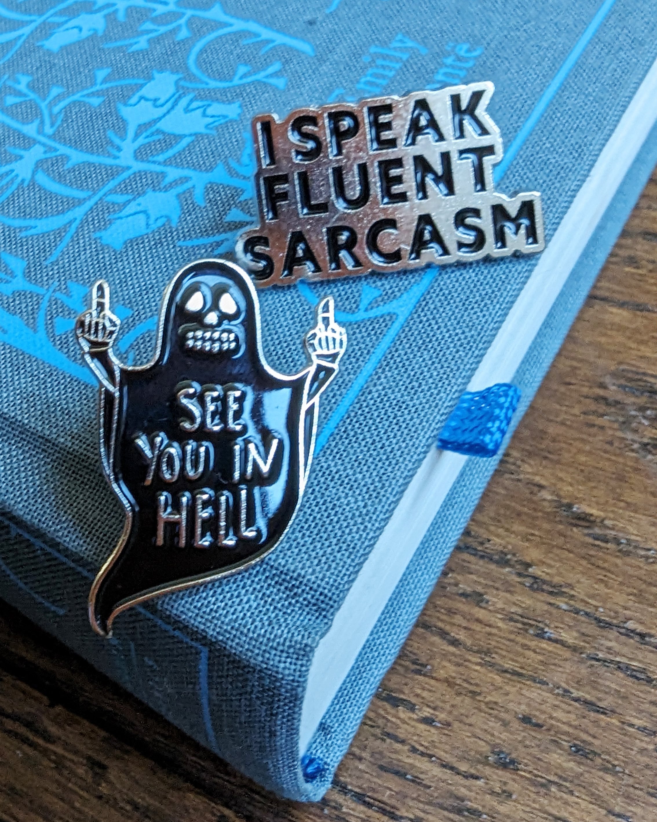 I Speak Fluent Sarcasm Pin Duo, Set of 2 Pin Badge Gift Set, Funny ...
