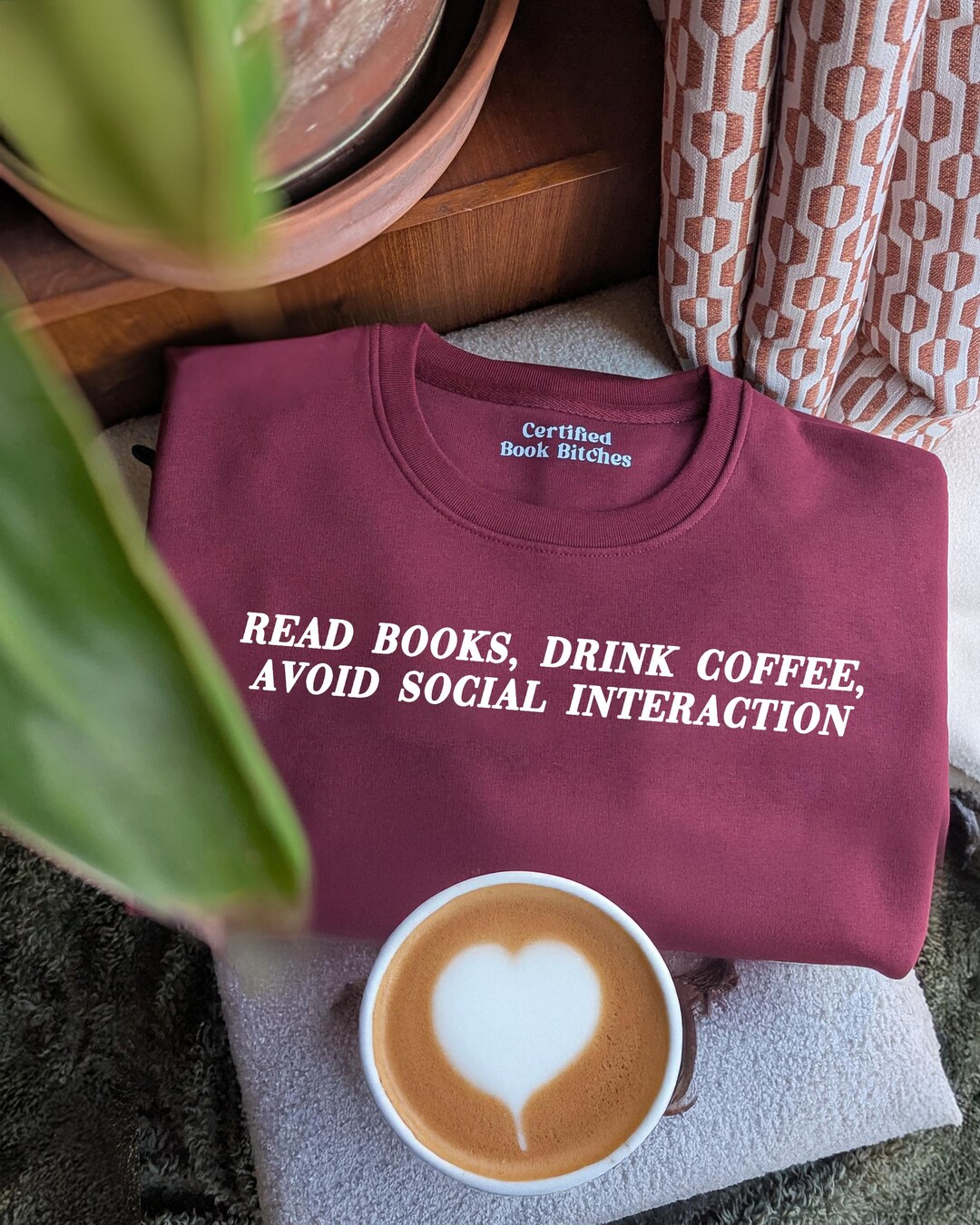 Read Books, Drink Coffee, Avoid Social Interaction Sweatshirt - Book ...