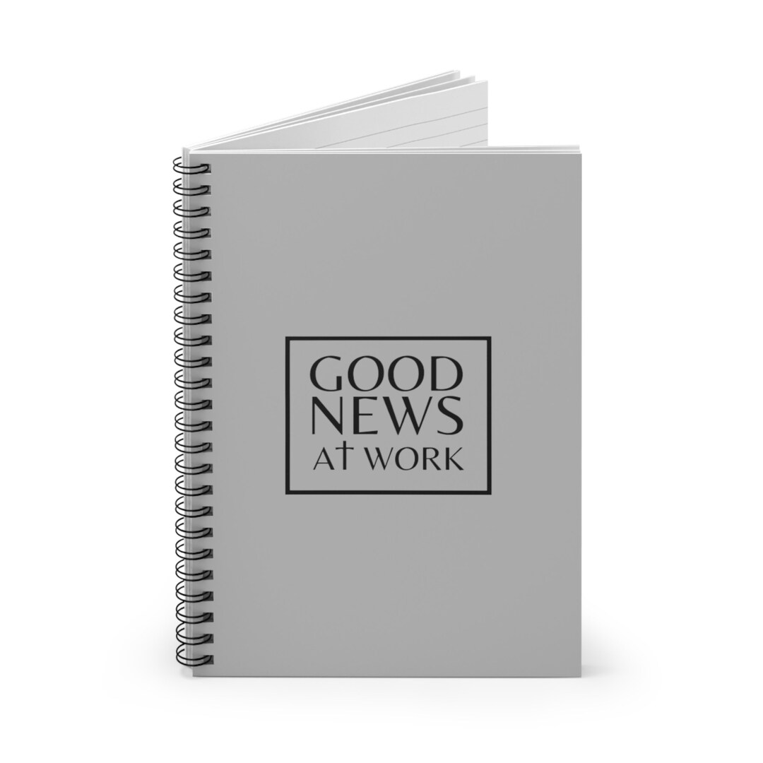 Good News at Work Spiral Notebook Ruled Line - Etsy