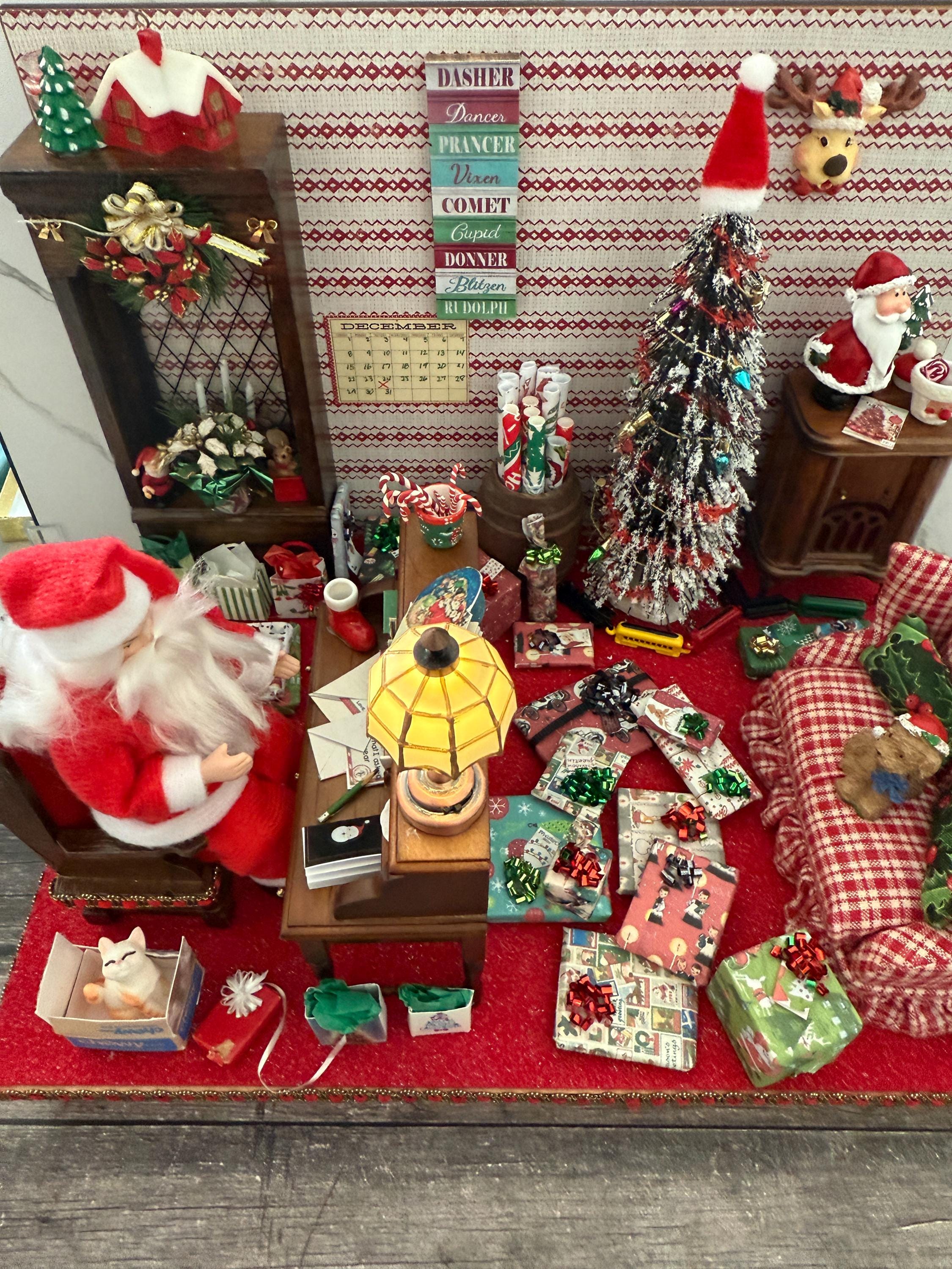 Santa's Office - Christmas Room Box - Etsy
