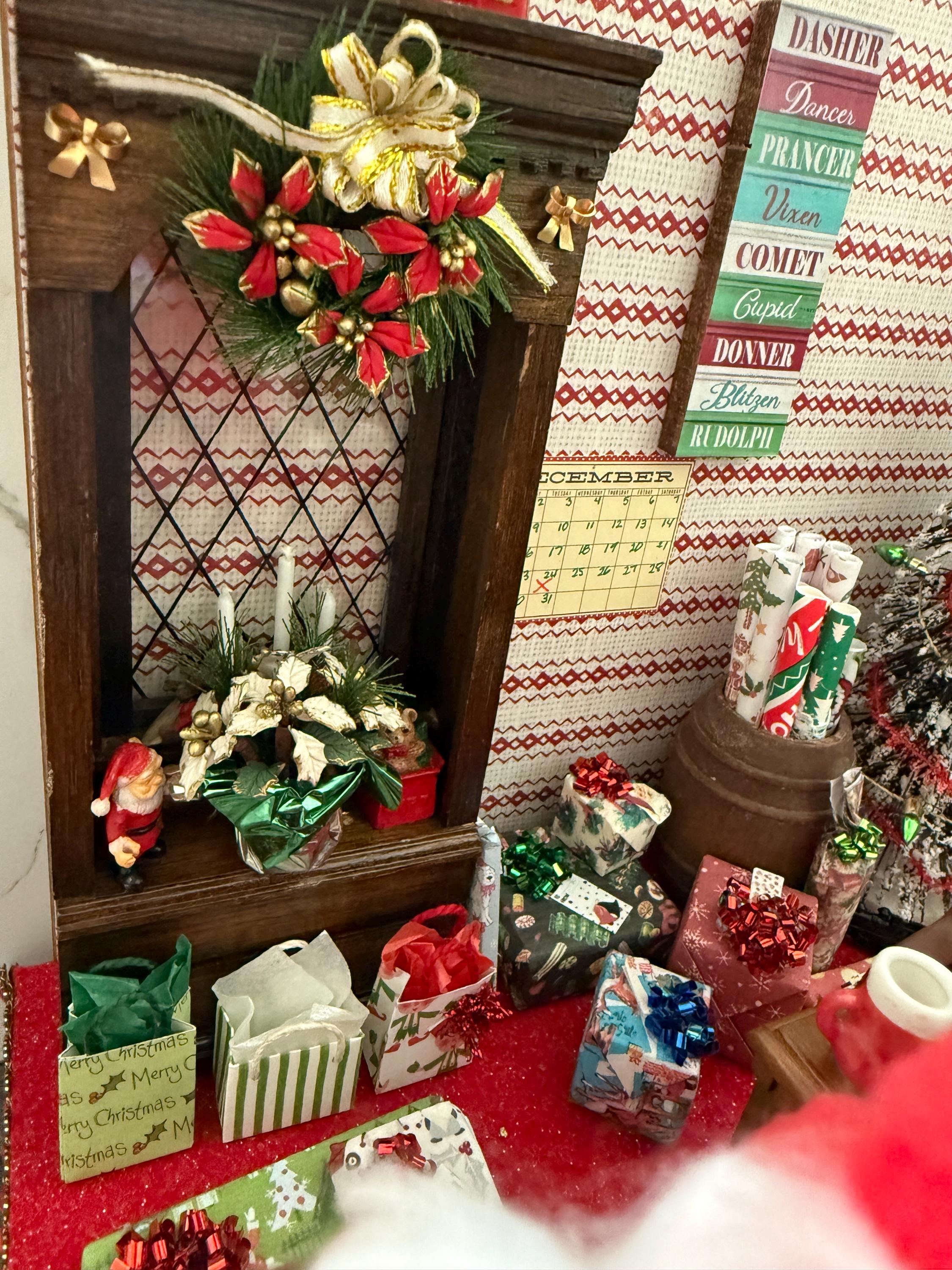 Santa's Office - Christmas Room Box - Etsy