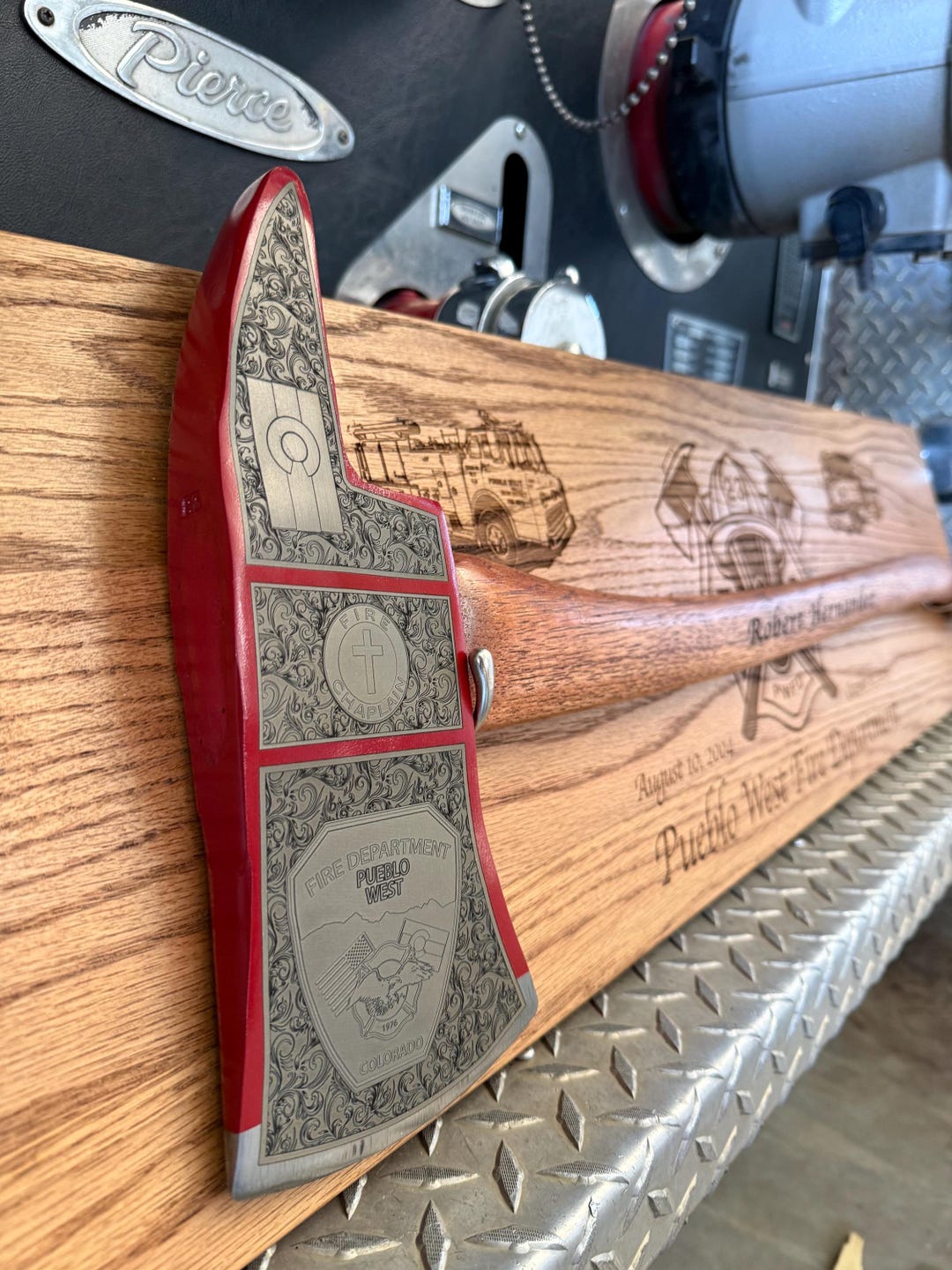 Personalized Laser Engraved Fire Axe: Custom Firefighter Retirement ...