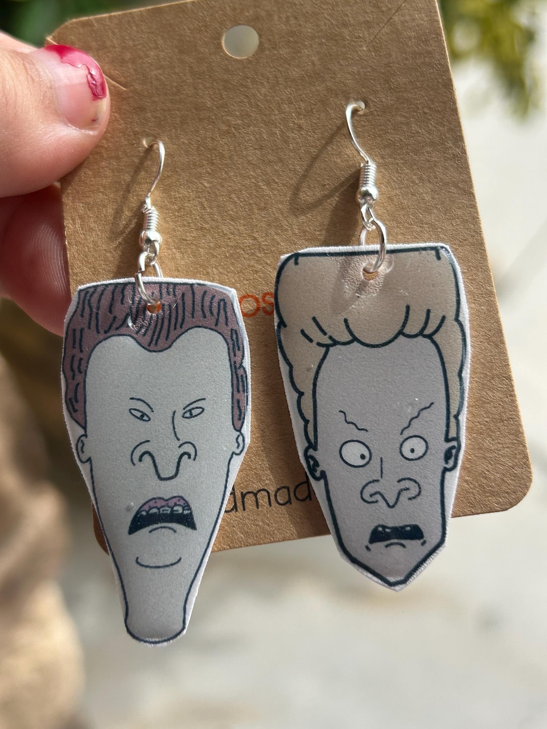 Beavis & Butthead **READ DESCRIPTION** Shrink Plastic Hook Earrings - Etsy