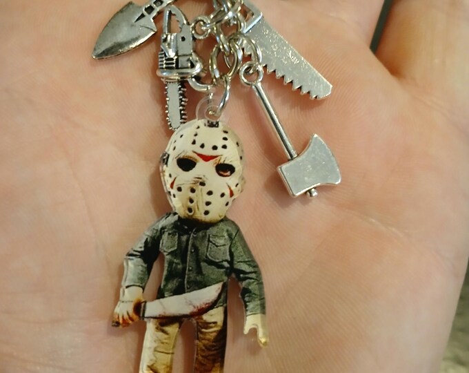 Jason Voorhees Horror Themed Keychain - Etsy