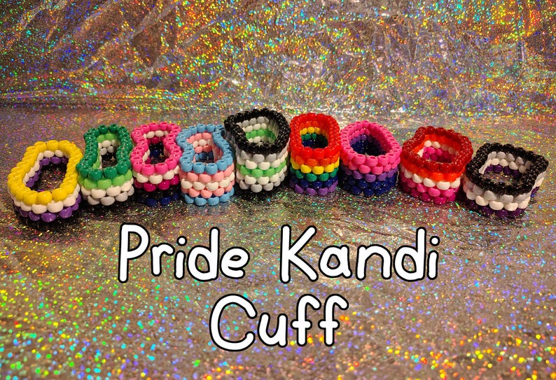Pride Peyote Stich Kandi Cuff - Etsy