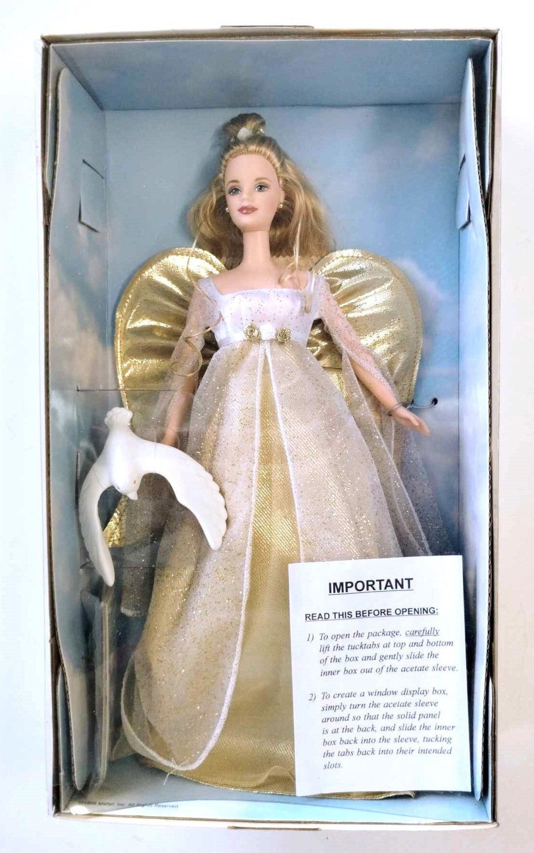 Vintage 1999 Angelic Inspirations Special Edition Barbie With White Dove - Etsy