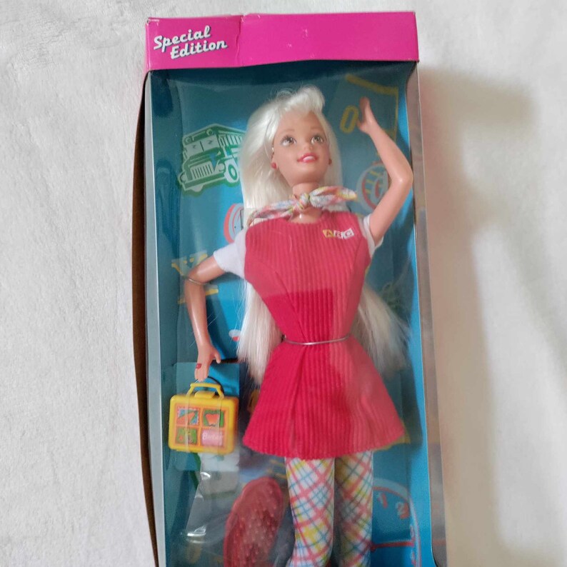 Vintage 1997 Schooltime Fun Barbie Special Edition, School Time, Back ...