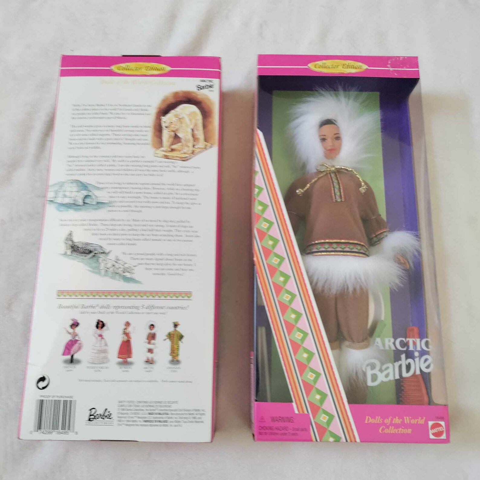Vintage 1996 Collector Edition Arctic Barbie Dolls of the World ...