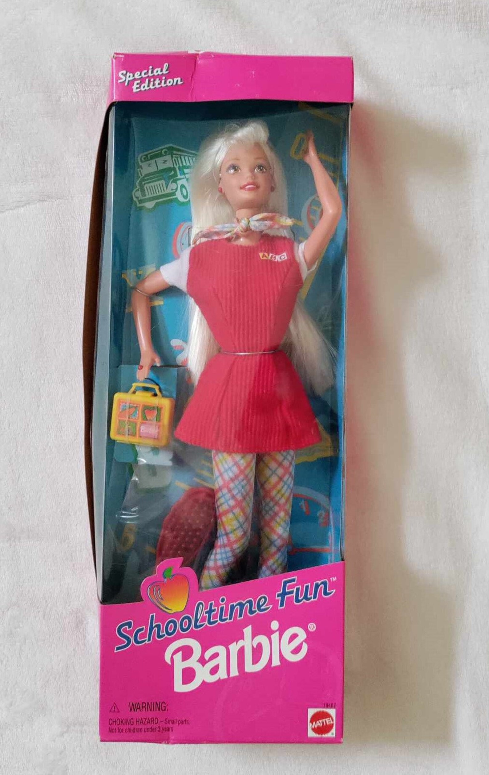 Vintage 1997 Schooltime Fun Barbie Special Edition, School Time, Back ...
