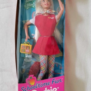 Vintage 1997 Schooltime Fun Barbie Special Edition, School Time, Back ...