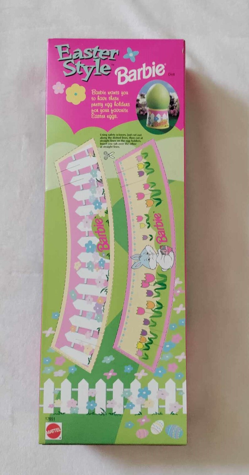 Vintage 1997 Easter Style Barbie Special Edition With Small Easter ...