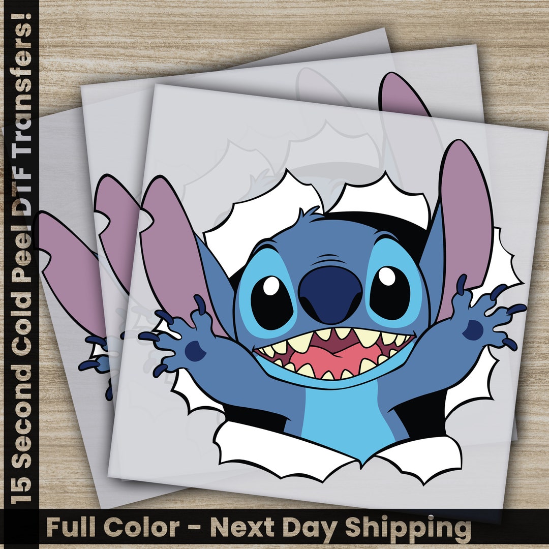 Stitch Vacation, Animal Vacation, Disney Heat Transfer, Ready to Press, Personalized DTF ...