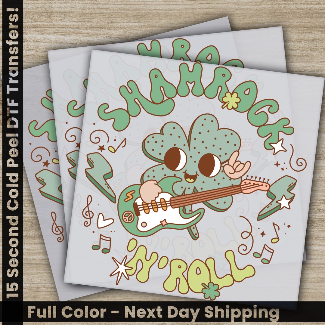 Shamrock 'n'roll, St. Patrick's Day Transfers, Ready to Press ...