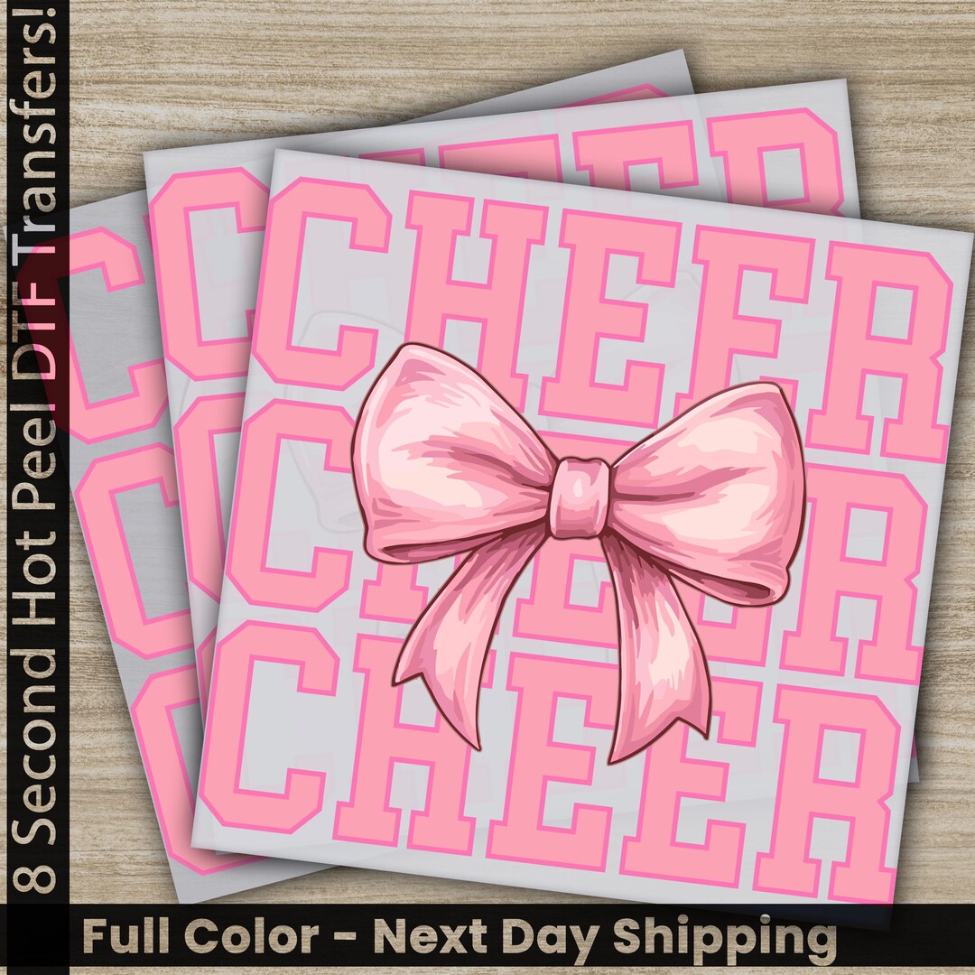 Cheer Comp, Groovy Letters Cheer , Cheerleader, Bow, Ready to Press ...