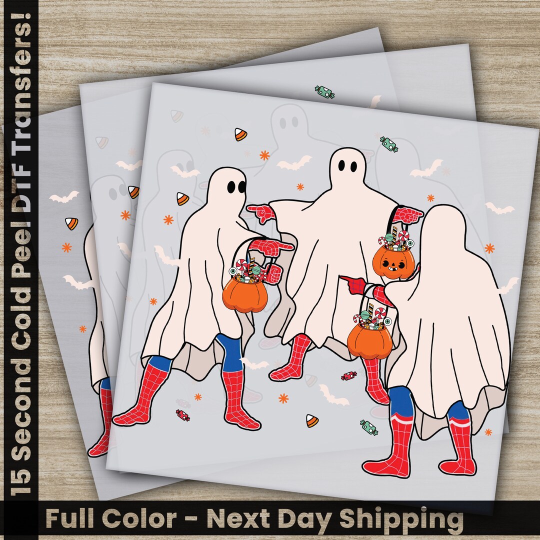 Halloween Transfers, Ready to Press, Personalized DTF Transfers, for ...