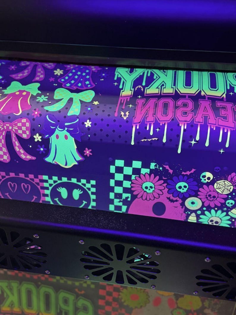 Custom Neon DTF Transfer, Bright Glow Heat Press Design, Fluorescent ...