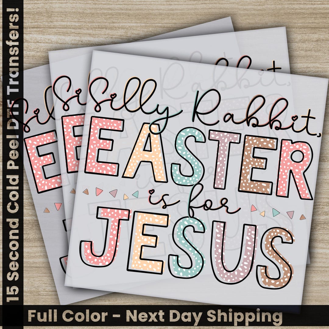 Happy Easter Peeps Jesus Bunny Hoppin Chillin Day, Ready to Press ...