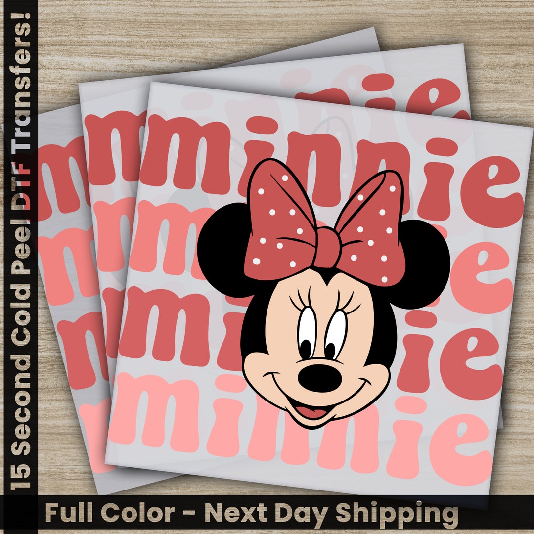 Minnie Head, Mini Minnie, Disney Transfers, Ready to Press ...