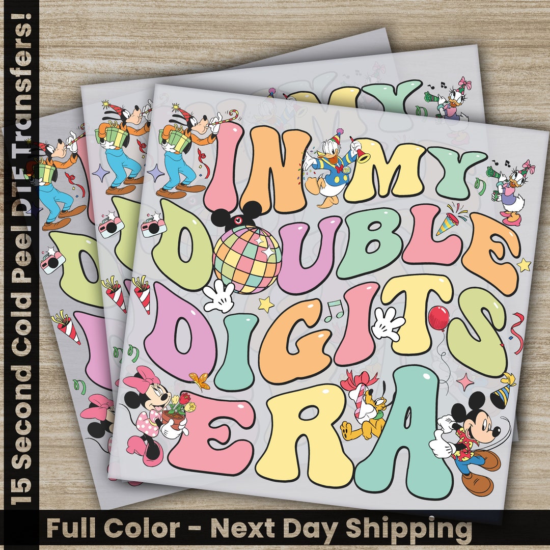 In My Double Digits Era, Disney Mickey and Minnie, Ready to Press ...