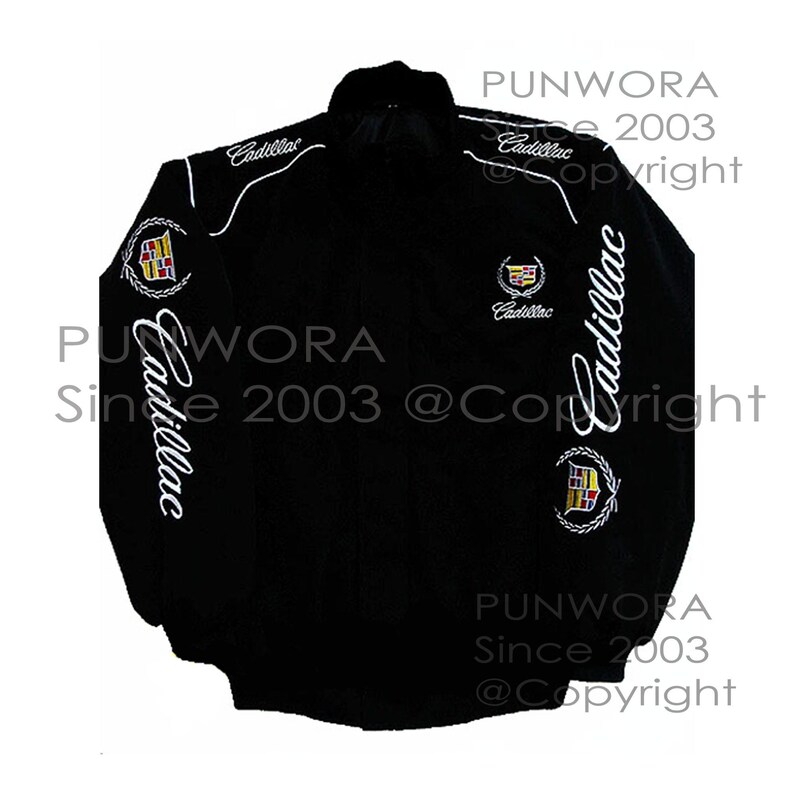 Cadillac Jacket Pit Crew Vintage Retro Grand Prix Motorsport Motor ...