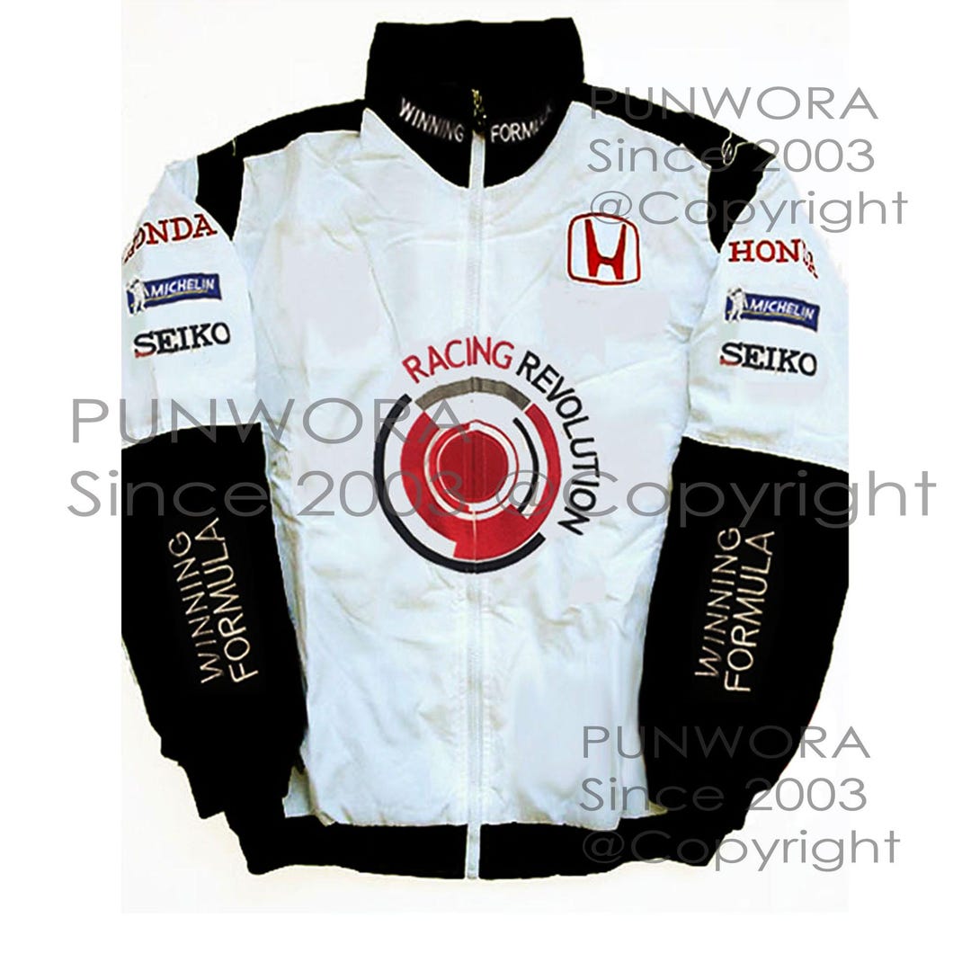 H0nda Pit Crew Jacket Vintage Retro Motorsport Motor Sport Autosport ...