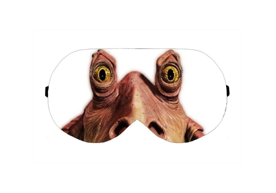 Jar Jar Binks Star Wars Face Eye Sleep Sleeping Mask Blindfold ...