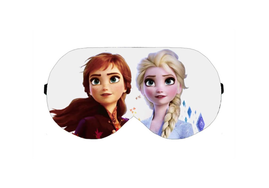 Elsa Anna Princess Frozen Face Eye Sleep Sleeping Mask Blindfold ...