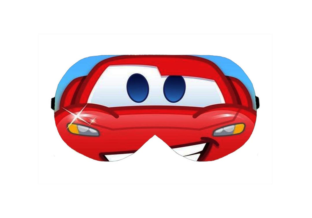 Lightning Mcqueen Cars Face Eye Sleep Sleeping Mask Blindfold ...