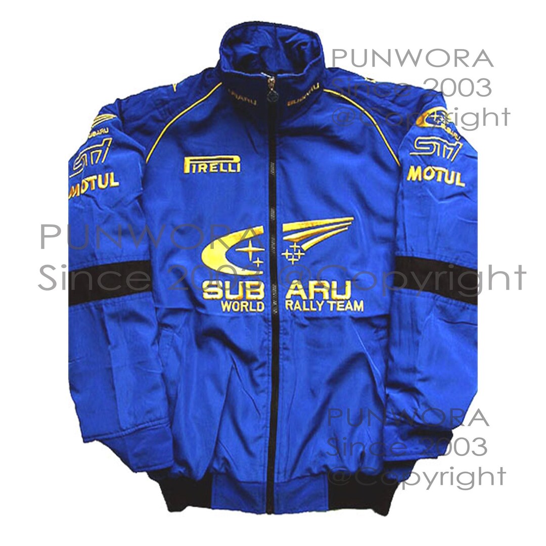 Subaru Pit Crew Jacket Vintage Retro Motorsport Motor Sport Autosport ...