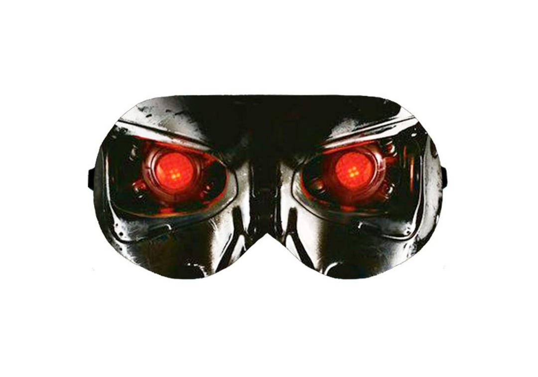 Endoskeleton Terminator Face Mask Blindfold Eye Sleep Sleeping Mask ...