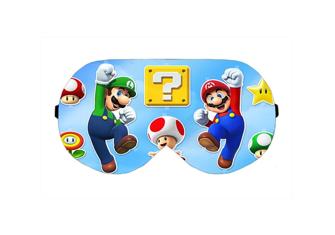 Super Mario Luigi Toad Eye Sleep Sleeping Mask Blindfold Blindfolds ...