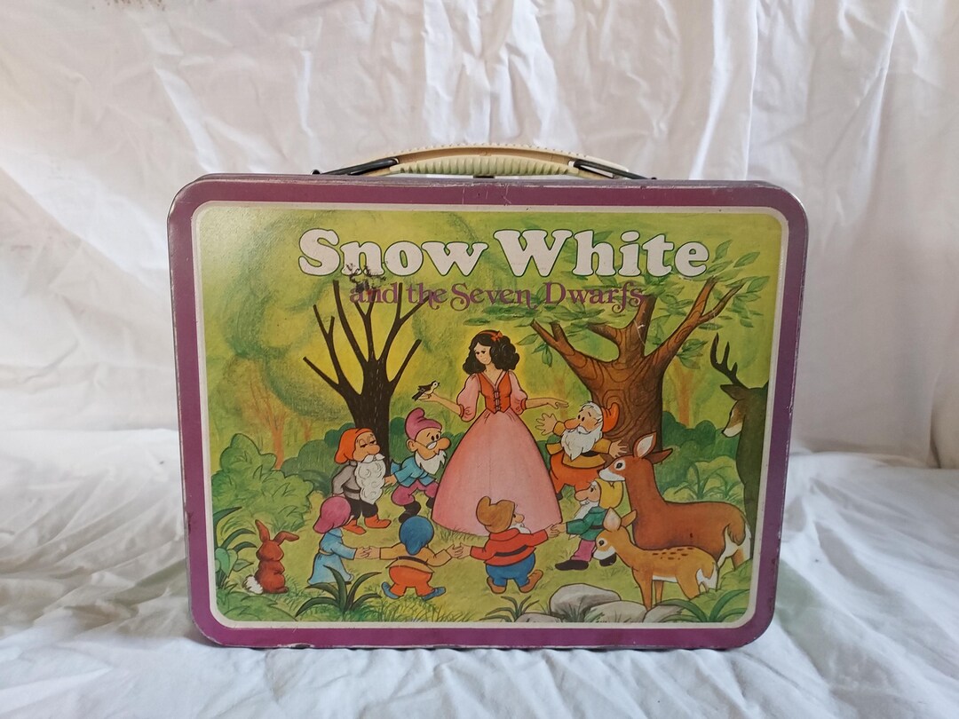Snow White Metal Ohio Arts Brand Lunchbox Mid-1970s, Fair Condition - Etsy