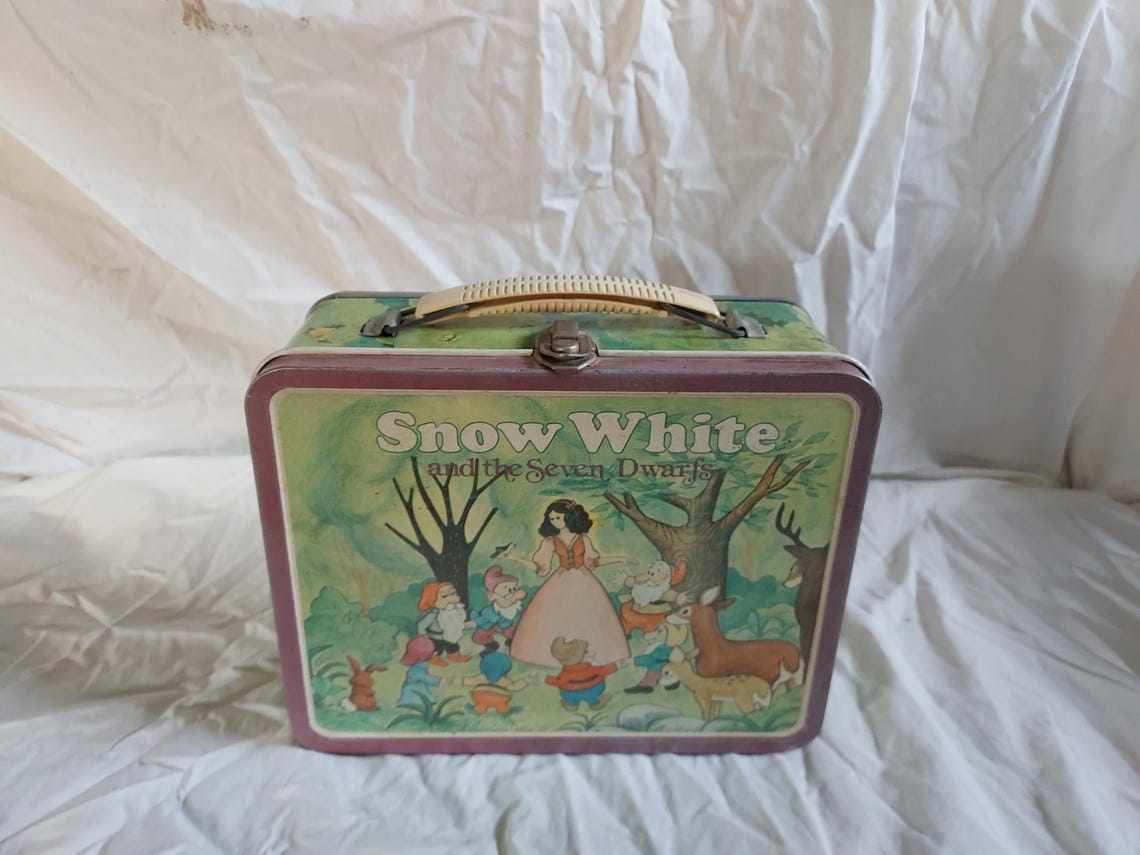Snow White Metal Ohio Arts Brand Lunchbox Mid-1970s, Fair Condition - Etsy