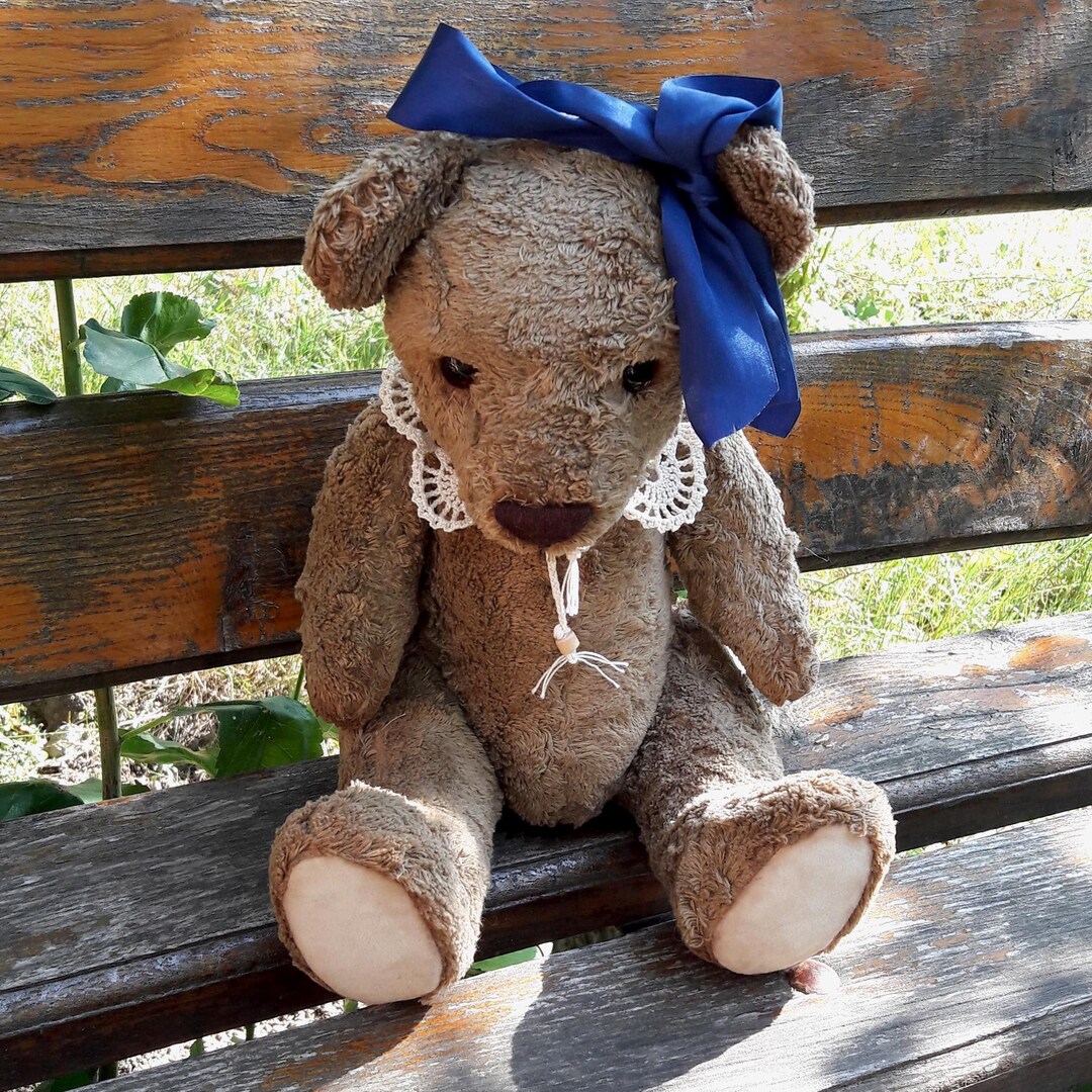 Adorable Handmade Teddy Bear. Teddy Bear, Treasured Souvenir, Full of ...