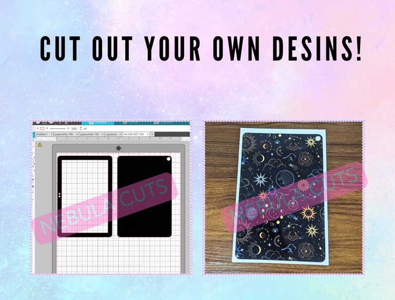 Amazon Kindle Scribe Skin/decal Template Digital Download for Cricut ...