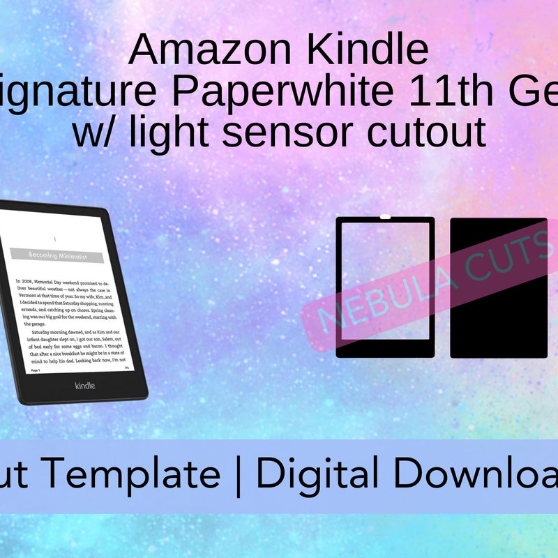 Kindle Skin Template - Etsy