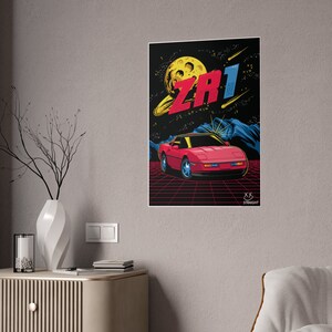 Straight - C4 ZR1 Space Glossy Poster - Etsy