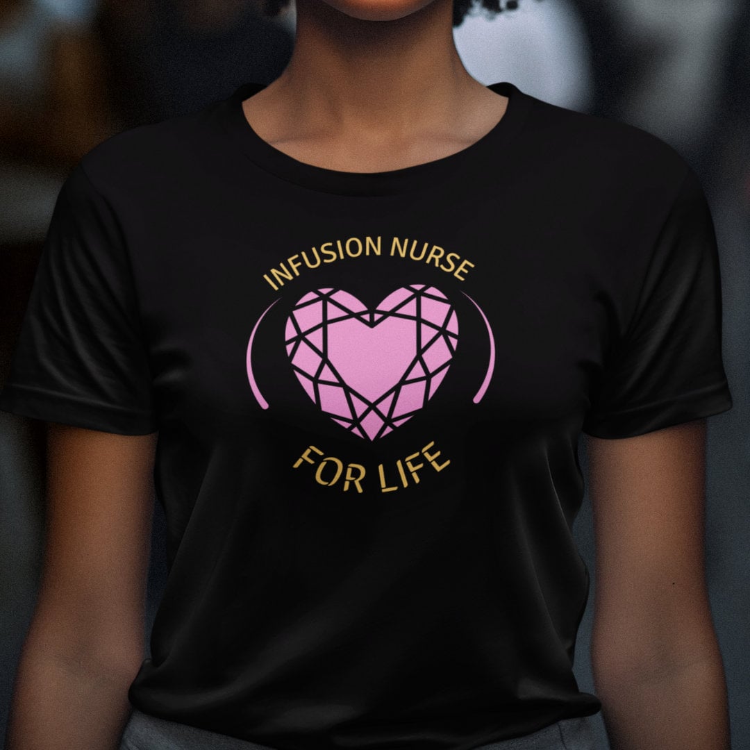 Infusion Nurse for Life T-shirt, IV Nurse T Shirt, Oncology Nurse T ...