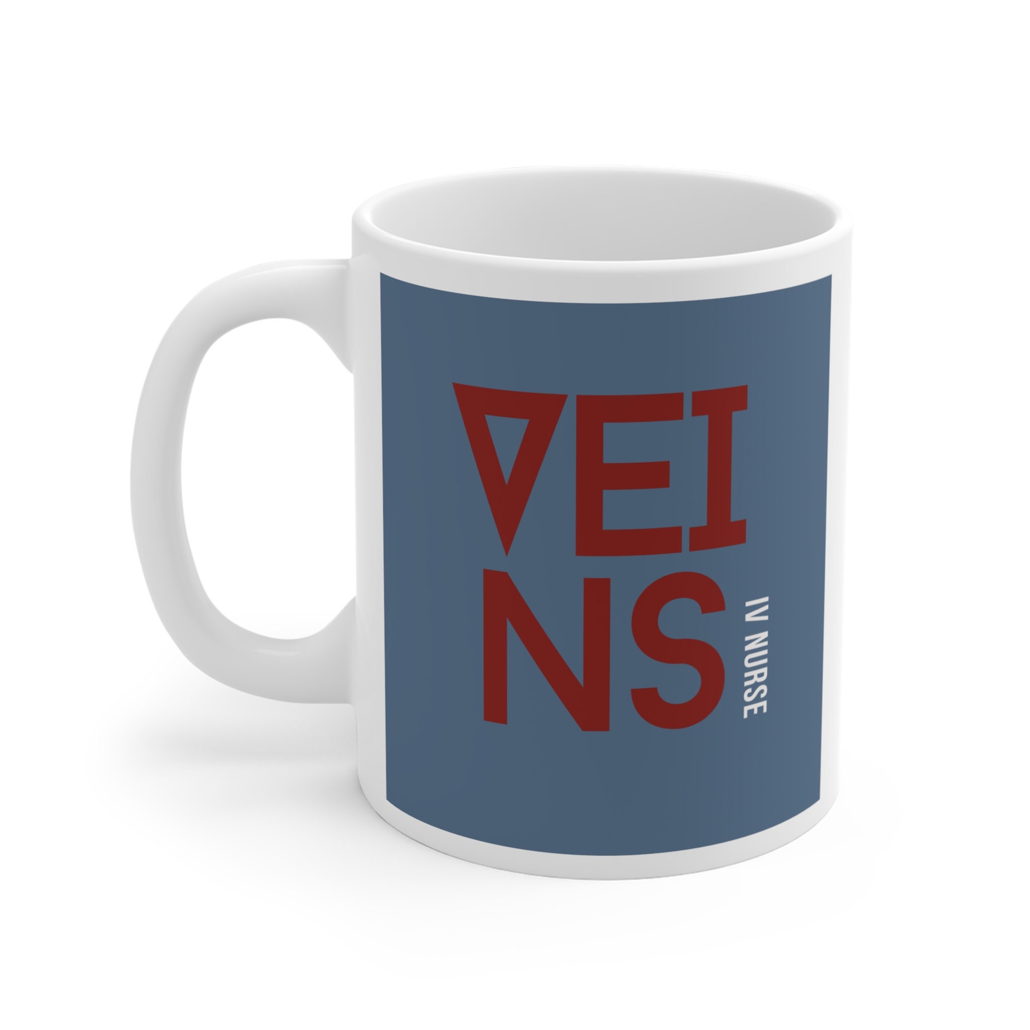 VEINS IV Nurse Mug, Blue and Red Design - Etsy