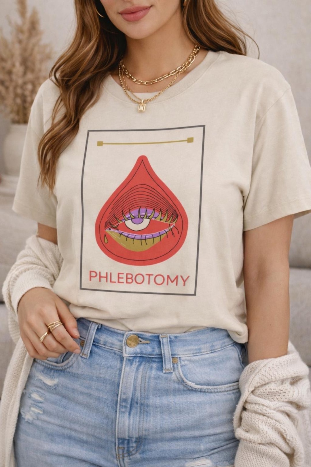 Blood Drop Eye Phlebotomy T-shirt - Etsy