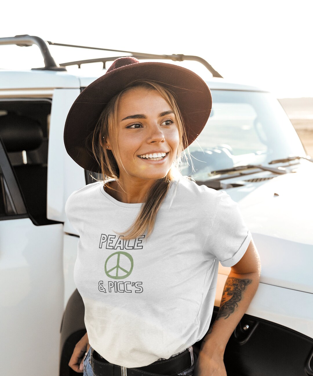 Vascular Access Tee, PICC Nurse Shirt, Peace and Picc's Tee, PICC Team ...