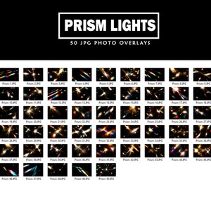 Prism Light Leak Overlays Photoshop Light Effects Crystal Summer ...