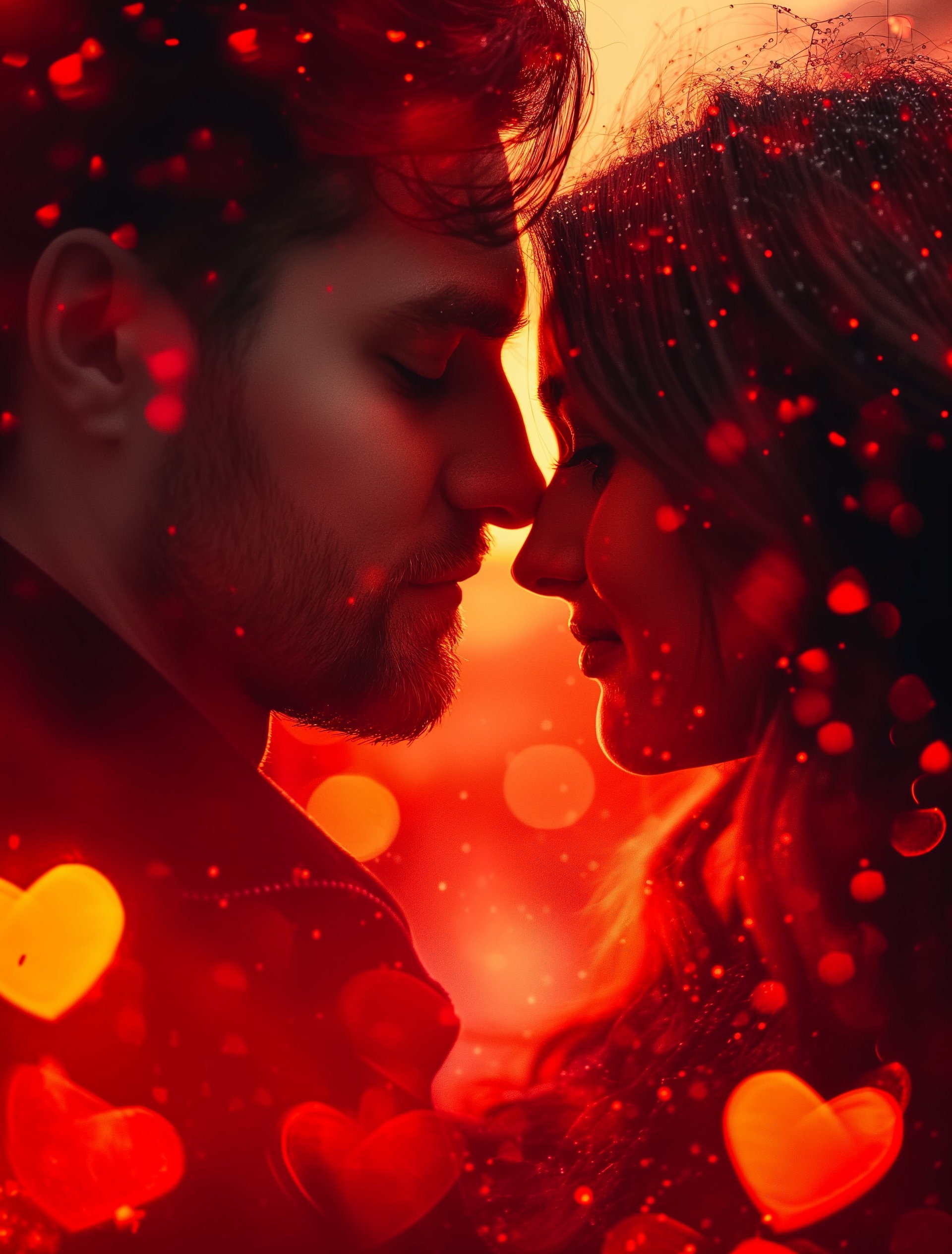Valentines Heart Bokeh Photo Overlays for Photographers Creative ...