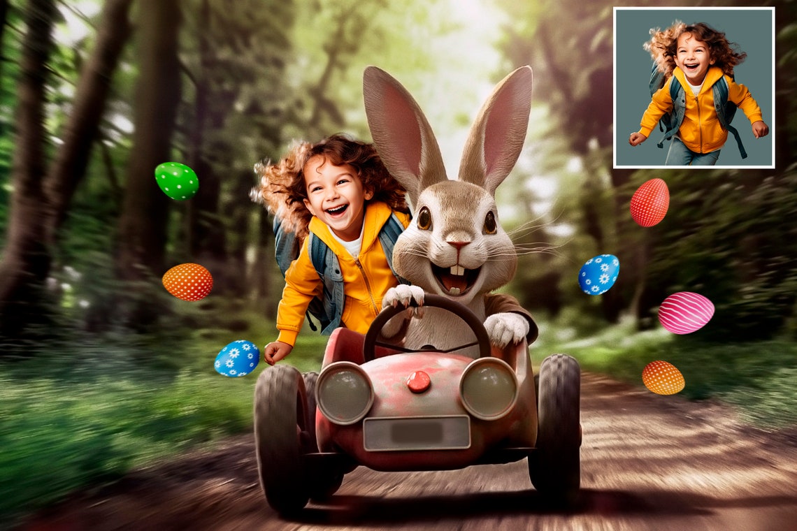 Easter Digital Backdrops Spring Overlays Fine Art Portrait Photography ...