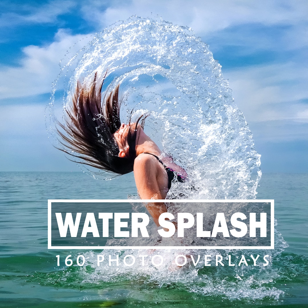 160 Water Splash Overlays Backdrops Photography Prop Water Effects Water Dress Rainy Backgrounds ...