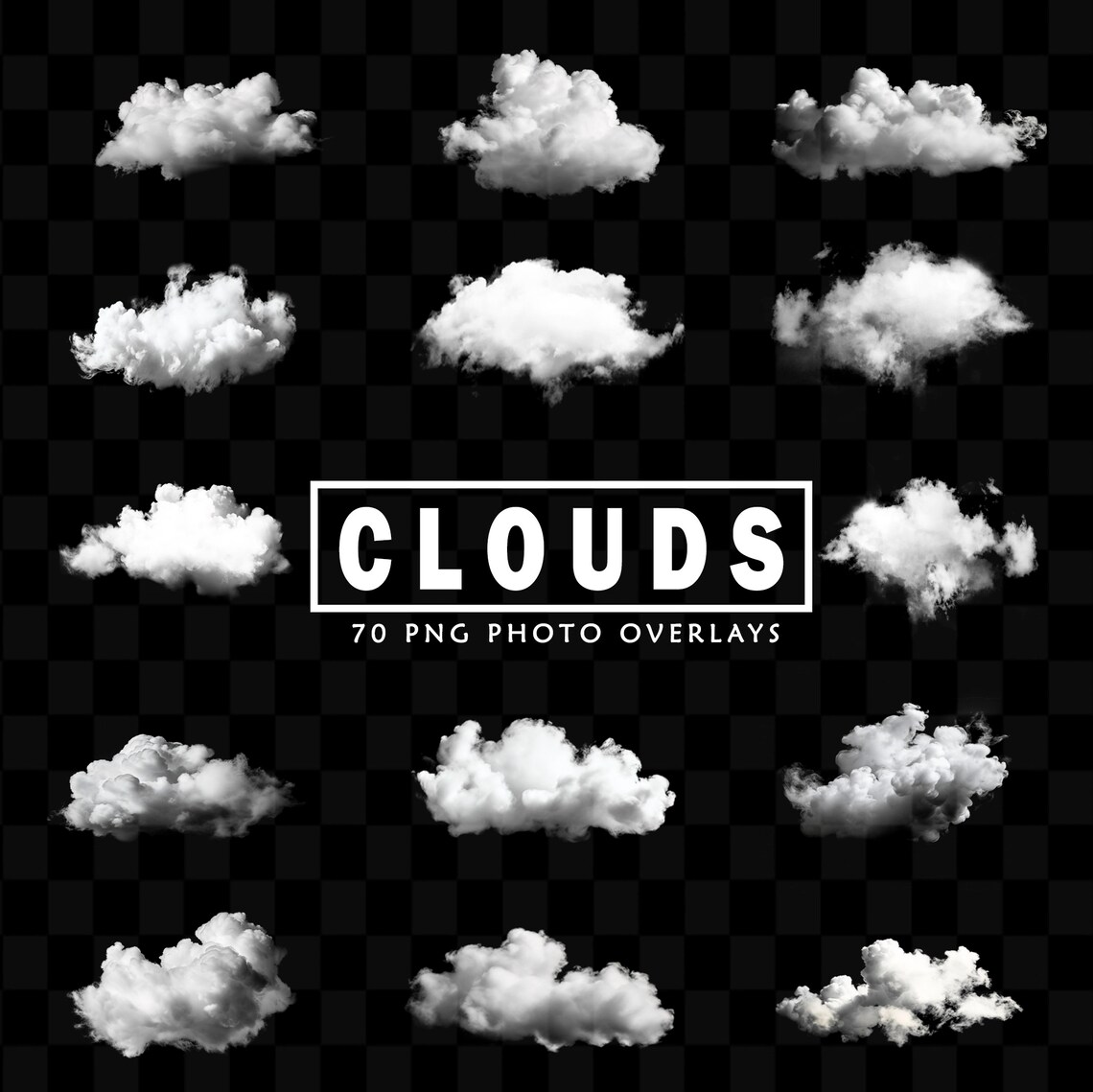 70 PNG Clouds Clipart Realistic Clouds Images PNG Photoshop Overlays ...