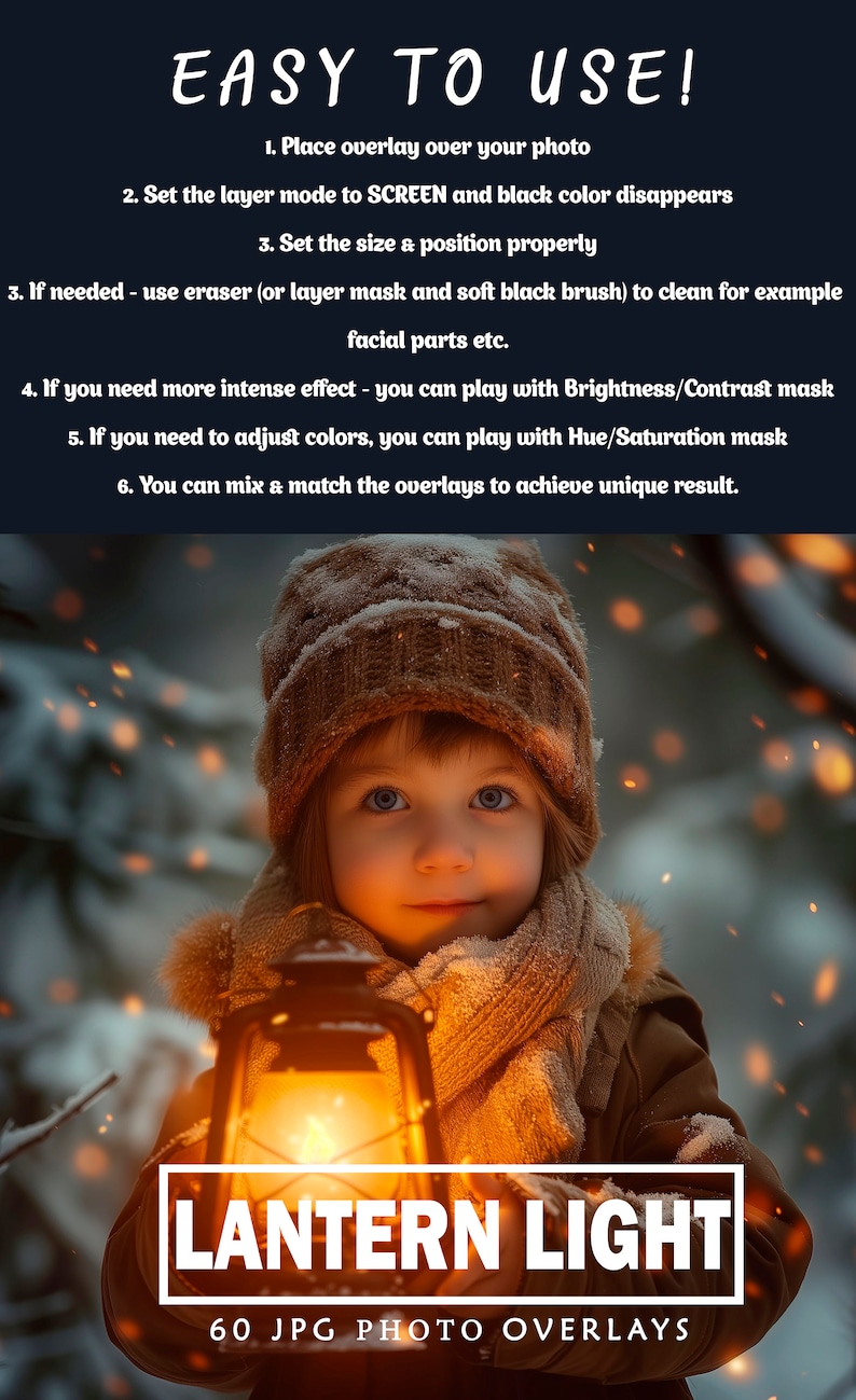 Lantern Light Overlays Lamp Light Overlay Magic Light Photoshop ...