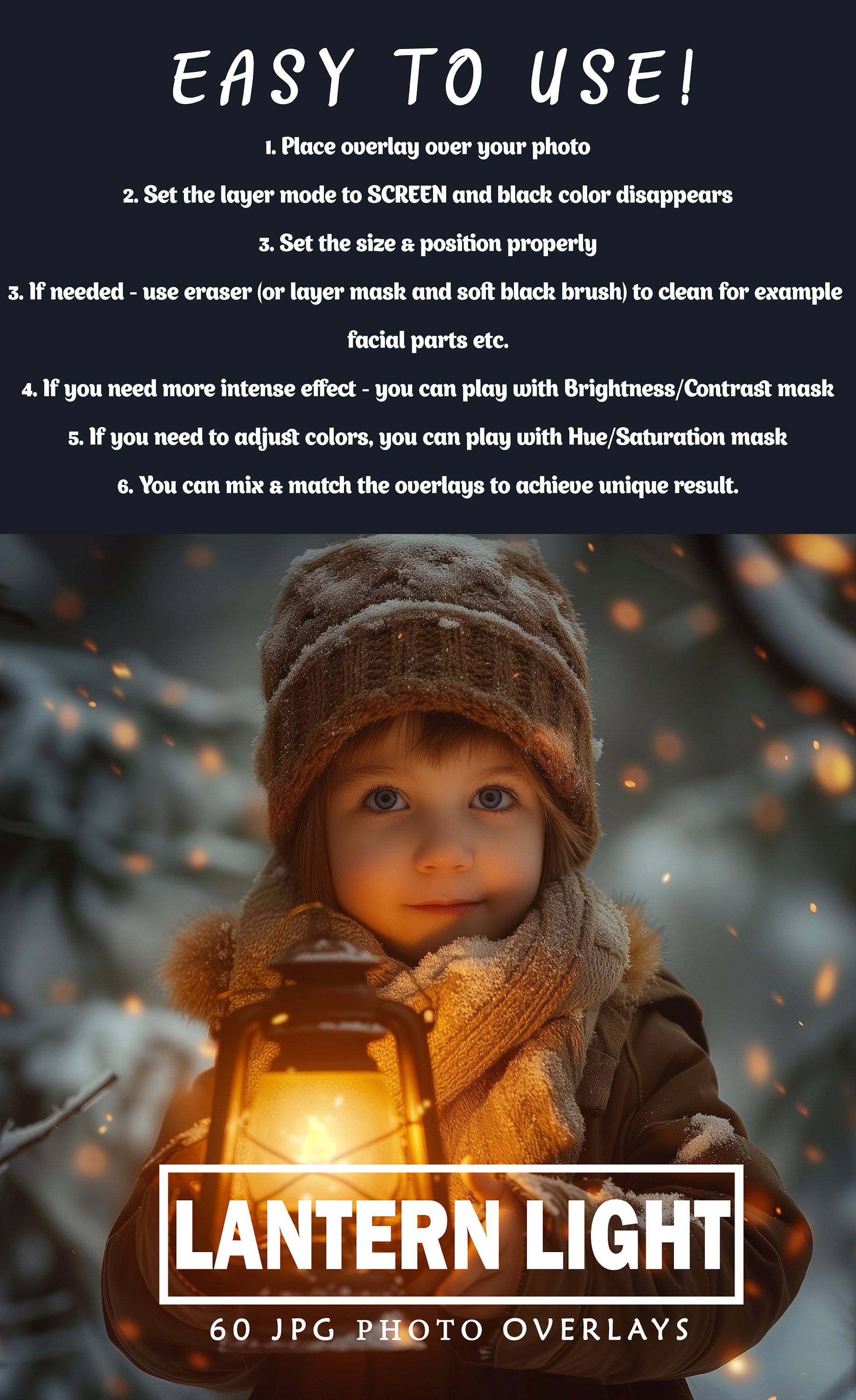 Lantern Light Overlays Lamp Light Overlay Magic Light Photoshop ...